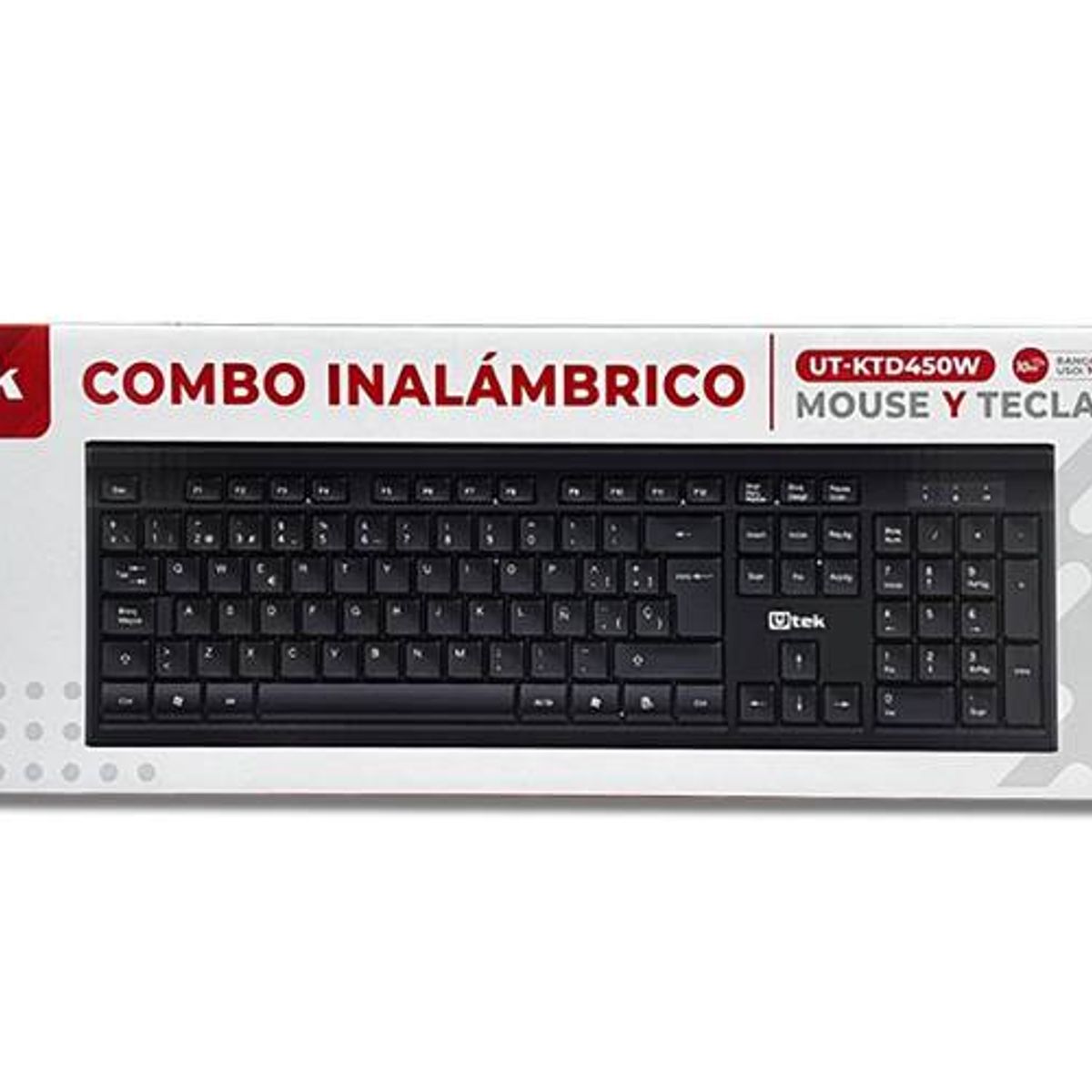 UTEK Kit De Teclado Y Mouse Inalámbrico Utek Ut-ktd450w Español ...