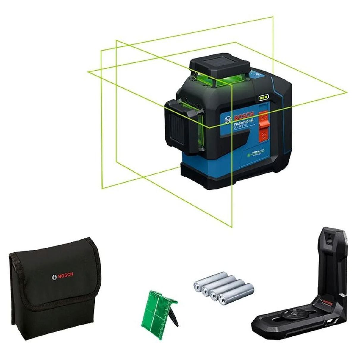 BOSCH Nivel laser multilíneas verde 360° GLL 80-33 G BOSCH | falabella.com