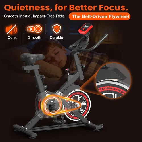 Bicicleta De Spinning Basic Estática Home Fitness Gym Negro | Sodimac Chile