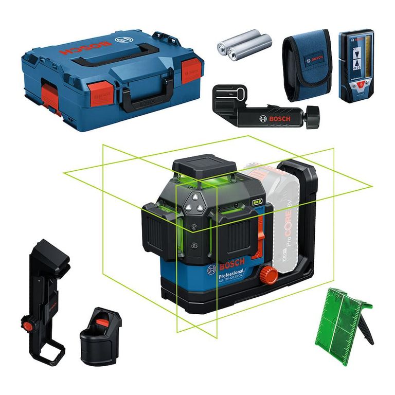 NIVEL LASER 360 LINEAL BOSCH GLL 18V-120-33 CG PRO | Sodimac Chile