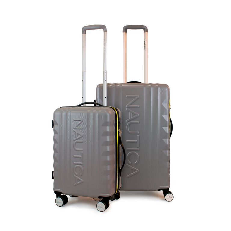 Pack 2 maletas Nautica S+M Polonia 10kg y 20kg gris | Sodimac Chile