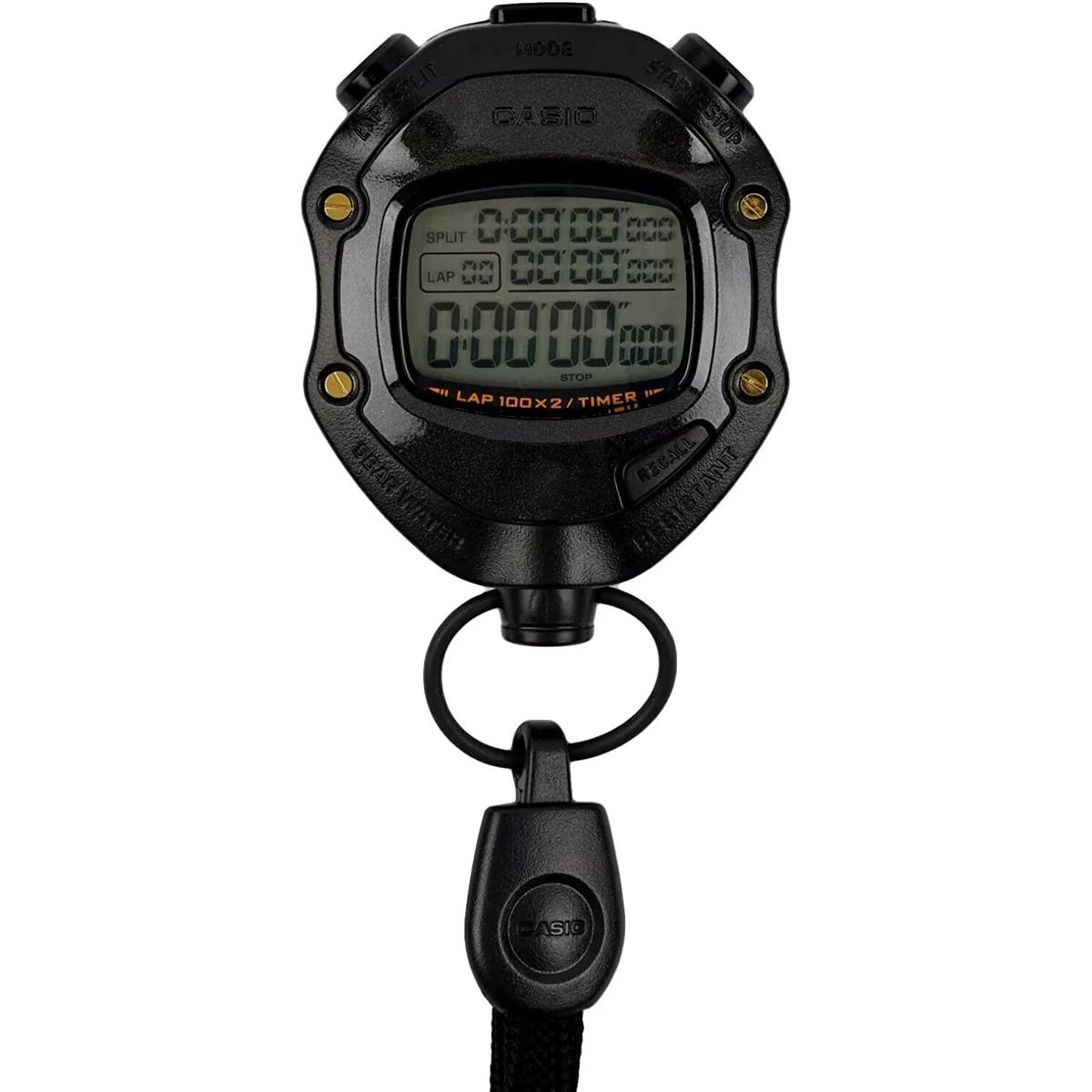 CASIO RELOJ CRONOMETRO CASIO HS80W LINEA PROFESIONAL 100 LAP ...