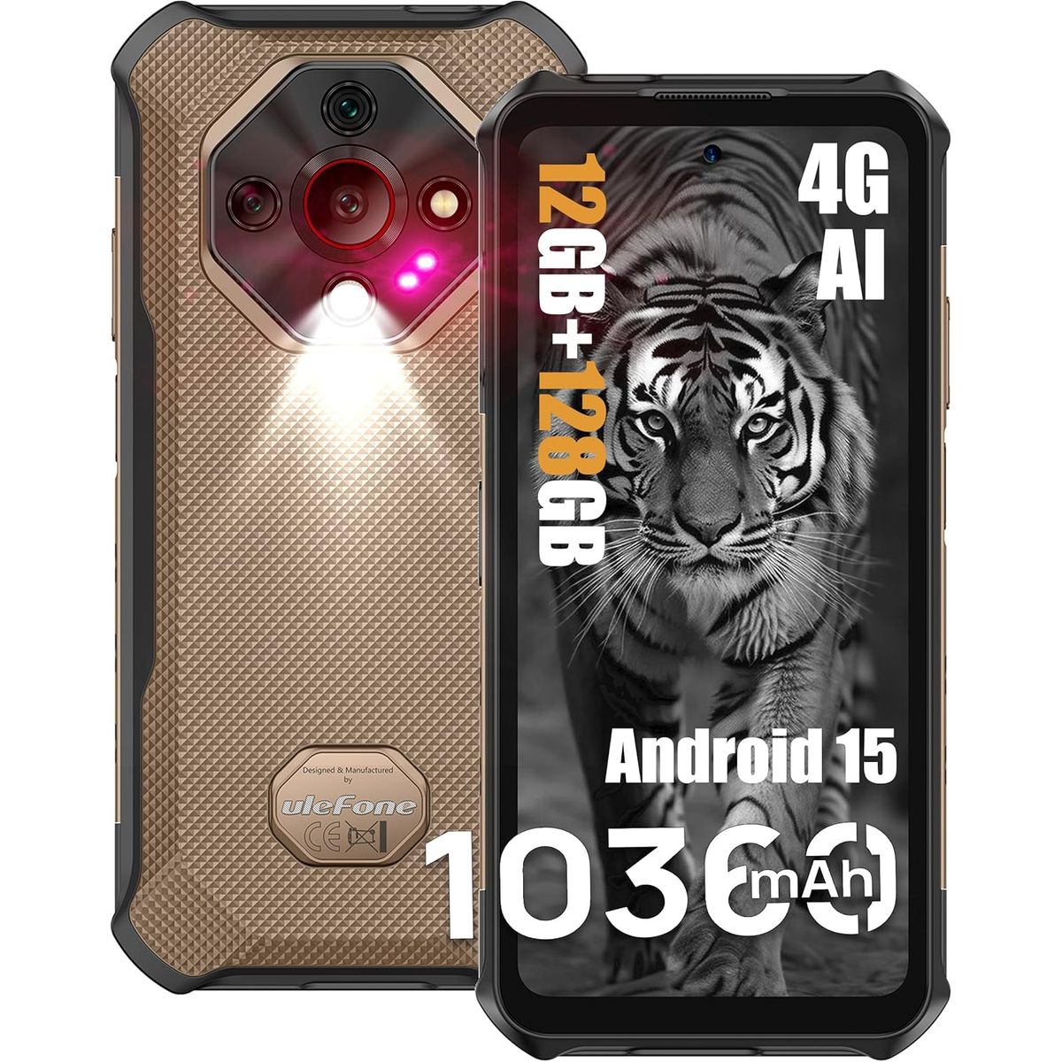ULEFONE Ulefone Armor X16 Celular 12GB+128GB 10360mAh Android 15 ...