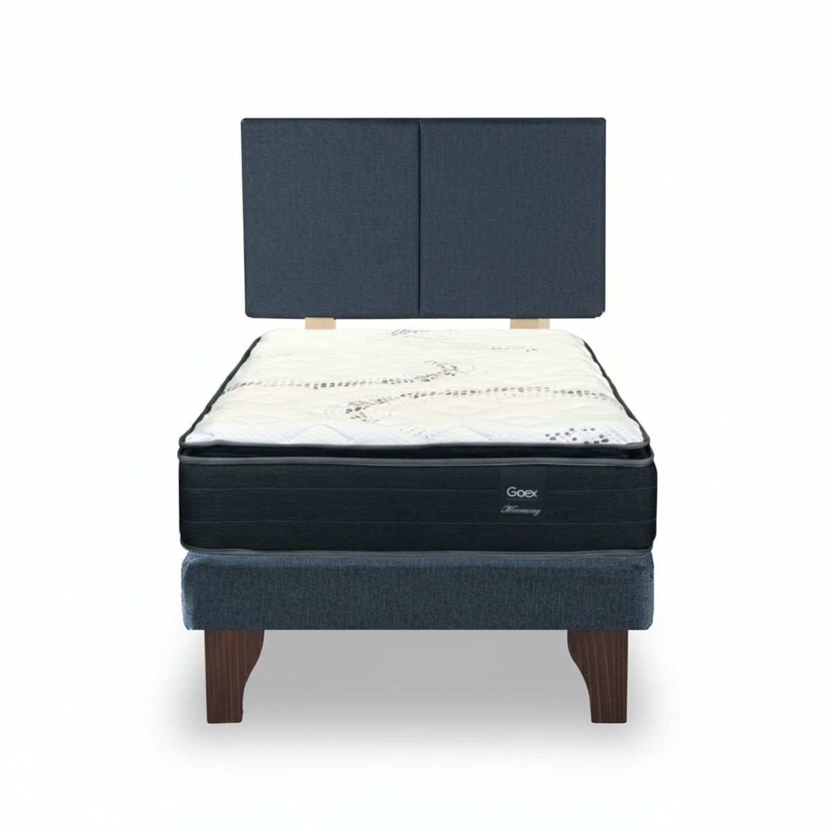 GAEX Cama Europea 1.5 Plaza 190 Plus Respaldo Everest | Falabella Chile