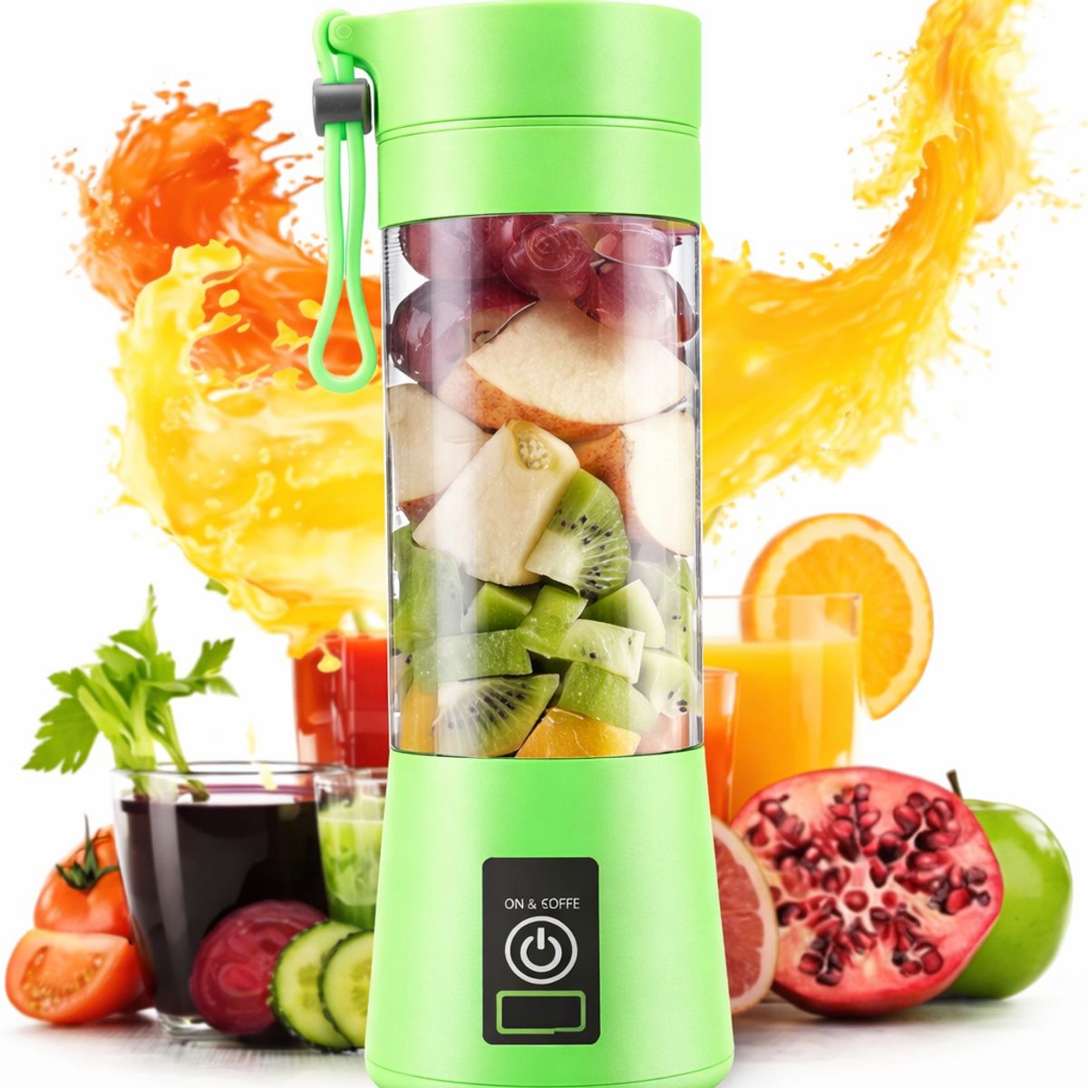 GENERICO Licuadora Portátil Recargable USB Ideal para Smoothies y Jugos ...