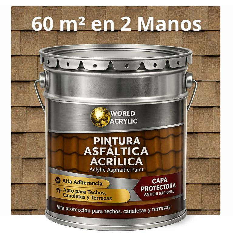 WORLD ACRYLIC PINTURA - SELLO - IMPERMEABIZANTE - TEJAS ASFALTICA ...