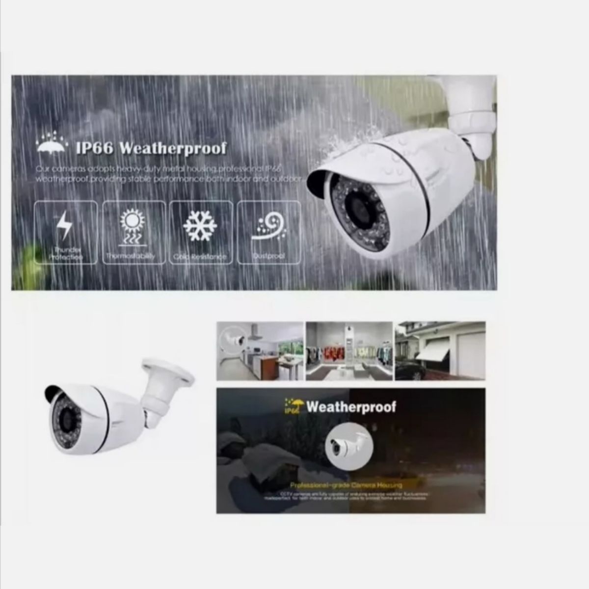 ARTIHOGAR Kit Pro Cctv Pro 8 Cámaras Cerámica 2MP Ip 66 + Disco Duro 1 ...