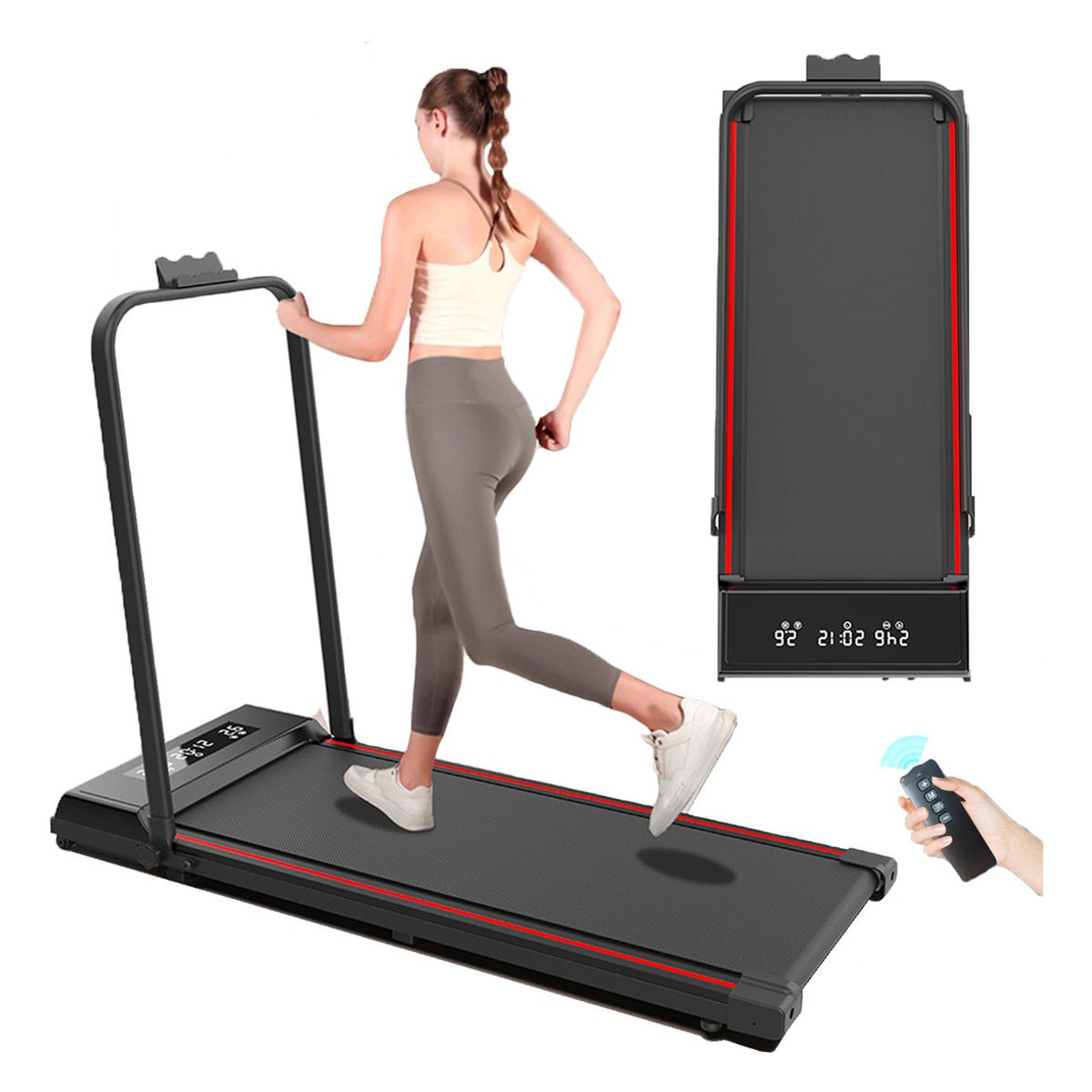 EVERSO Trotadora Electrica 10kmh 15hp Walking Fitness Caminadora ...