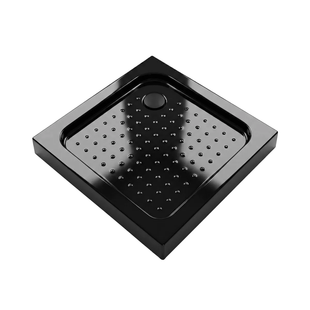 JOYTEK Receptáculo para Ducha Cuadrado Negro Joytek 70x70x13 cm ...