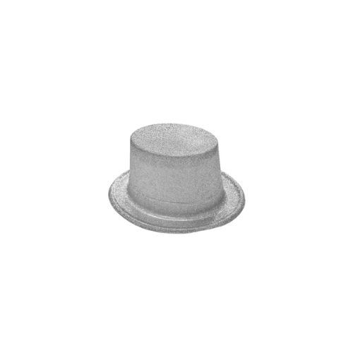 Sombrero alto con glitter plateado | Sodimac Chile