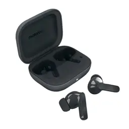 Moto Buds Bass Audífonos Inalámbricos, ANC 50 dB, Hi-Res Audio, Negro Negro