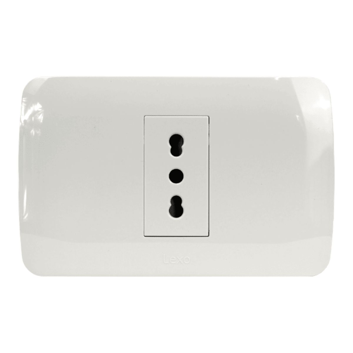 LEXO Tomacorriente Simple Emb 1016A 250V Blanco - Lexo | Falabella Chile
