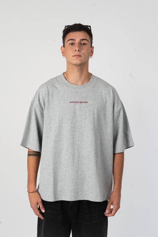 HOOKED BRAND Polera Boxy Fit Melange - All In | falabella.com