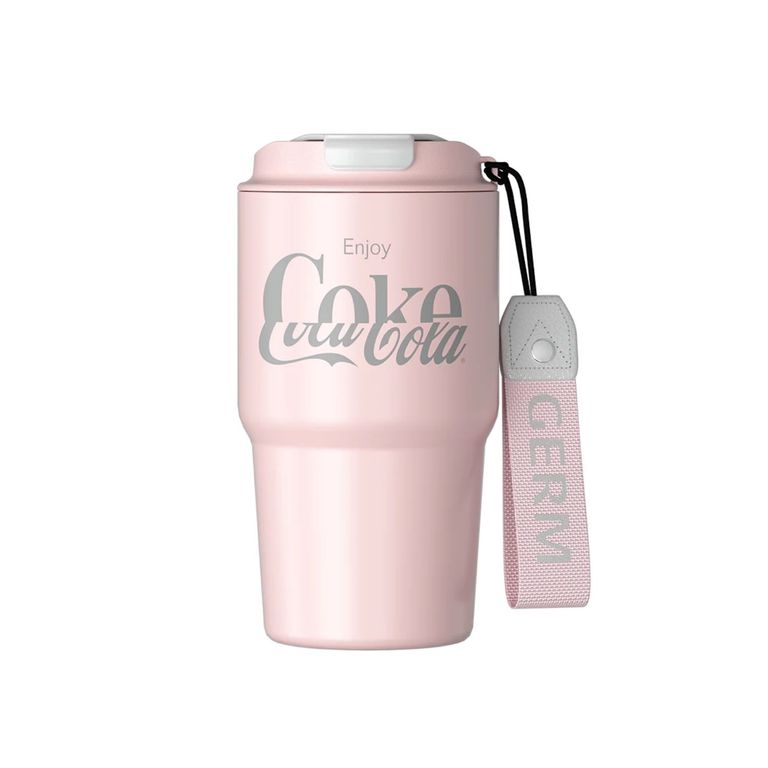 COCA COLA Vaso Térmico GERM x Coca-Cola 590 ml Rosa Coral | Falabella Chile