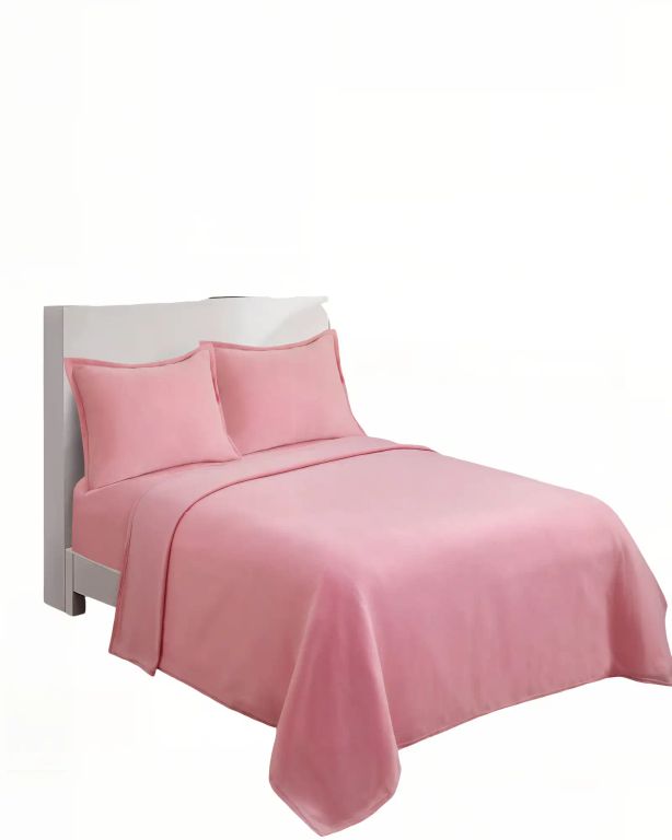 GENERICO SABANA POLAR PREMIUM TENG FEI PLAZA Y MEDIA COLOR ROSADO ...