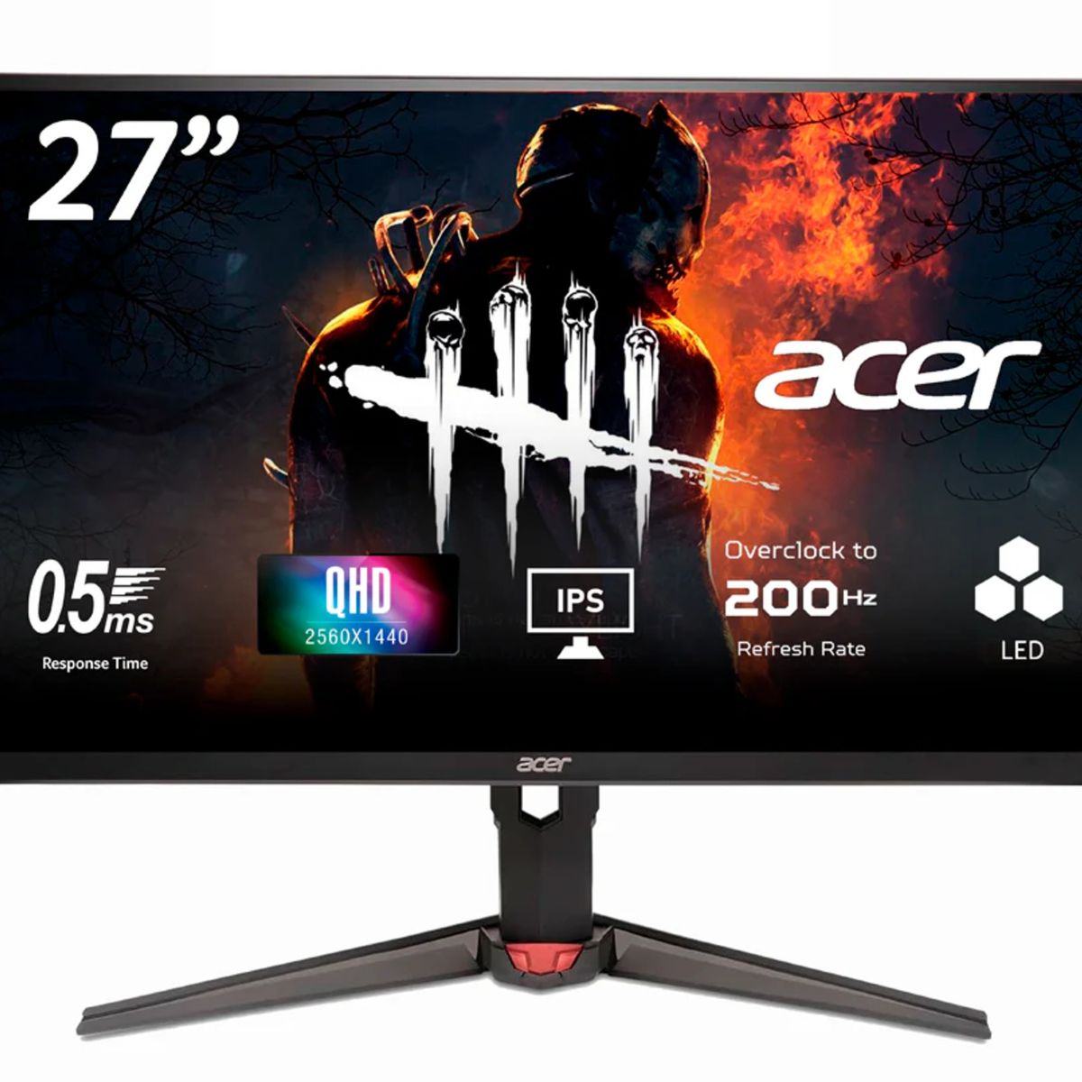 ACER Monitor ACER Gamer Nitro 27' WQHD 2K/ IPS 200 Hz / 0,5 Ms Gtc ...