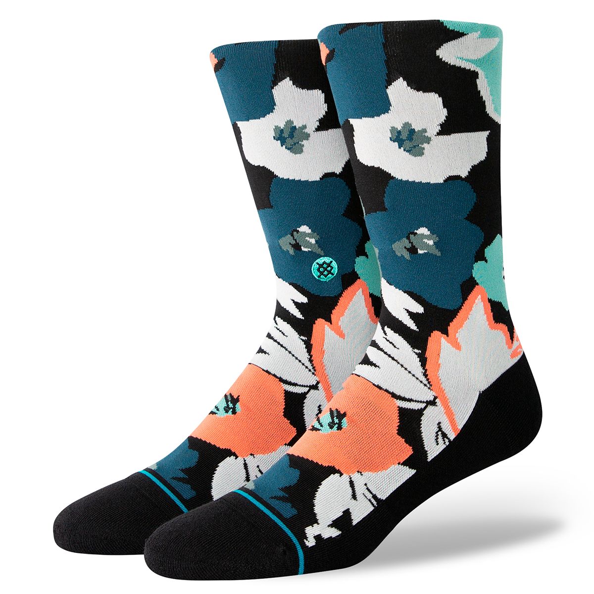 STANCE Stance Sock Men Flower Beds Crew Black | Falabella Chile