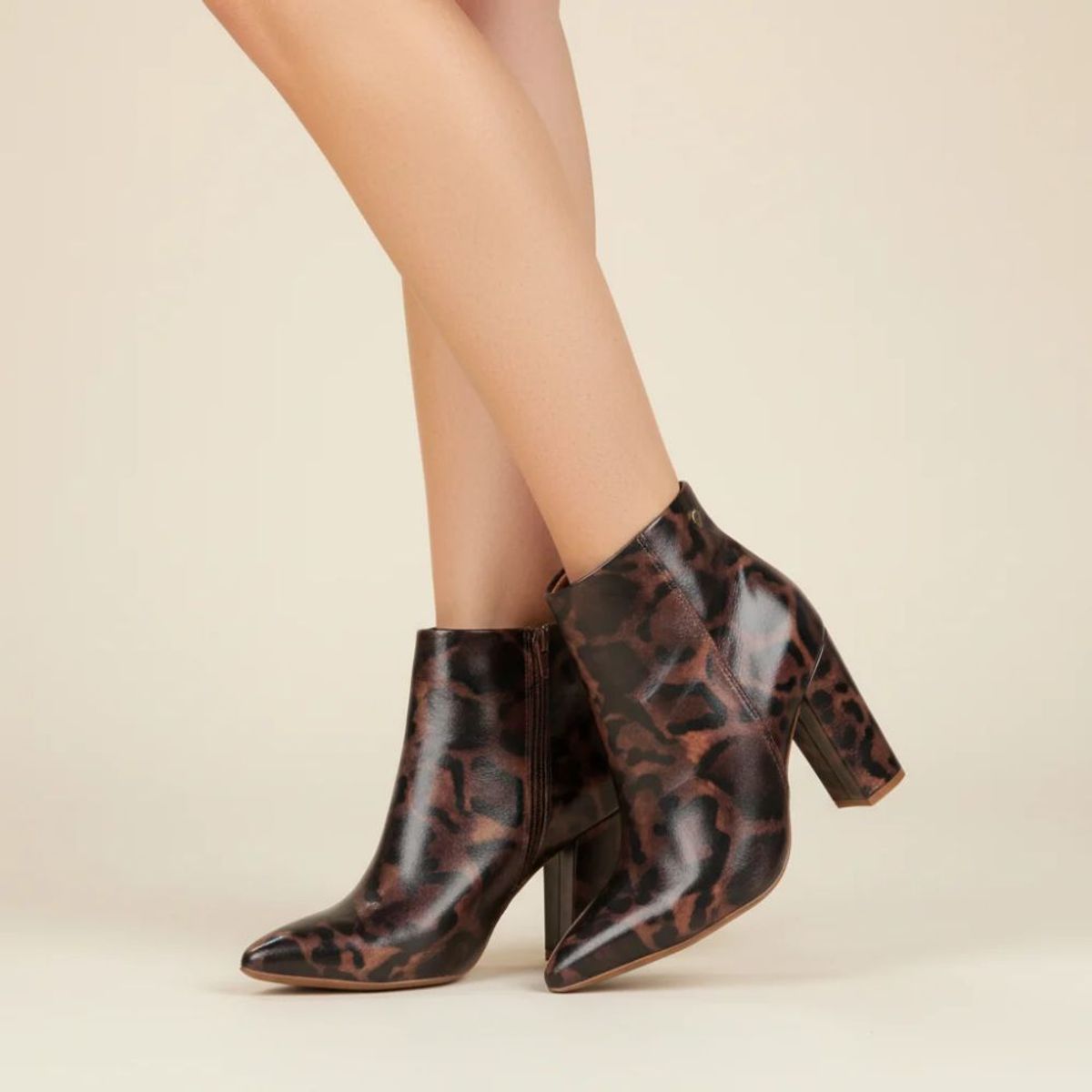 VIZZANO Botin Taco Mujer Vizzano Animal Print | Falabella Chile