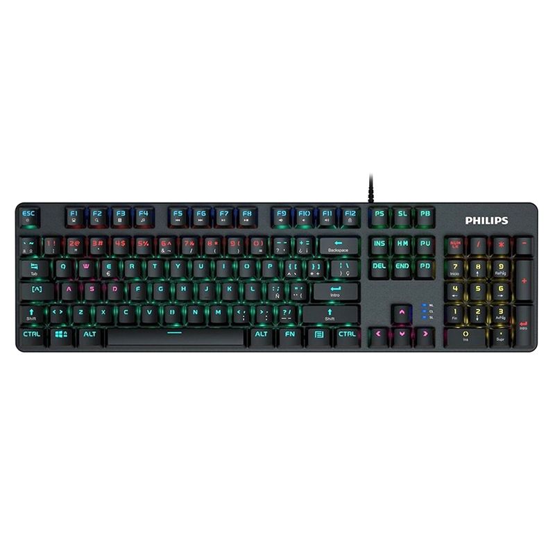 PHILIPS Teclado Gamer Mecanico Philips G401 Rainbow | falabella.com