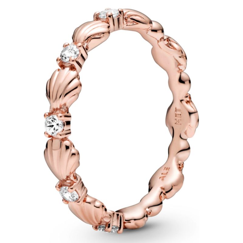 PANDORA Anillo Alianza Concha Brillante Mujer Pandora | falabella.com