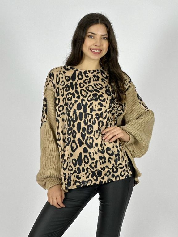ENIGMATICA BOUTIQUE Sweater Tejido Lana Torso Print | Falabella Chile