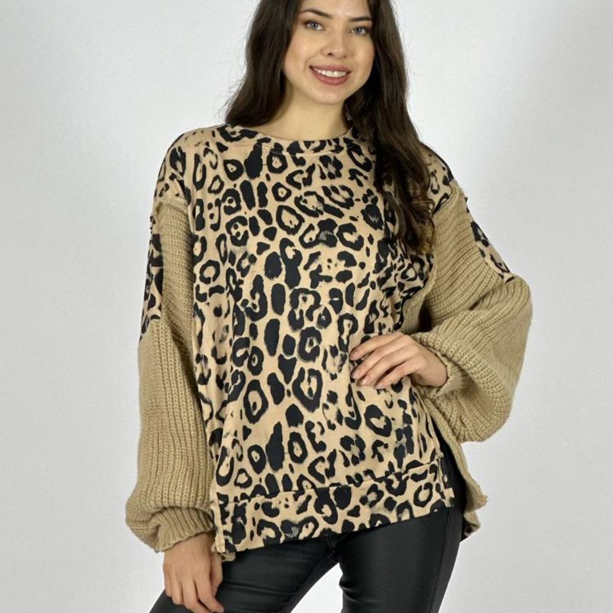 ENIGMATICA BOUTIQUE Sweater Tejido Lana Torso Print | Falabella Chile