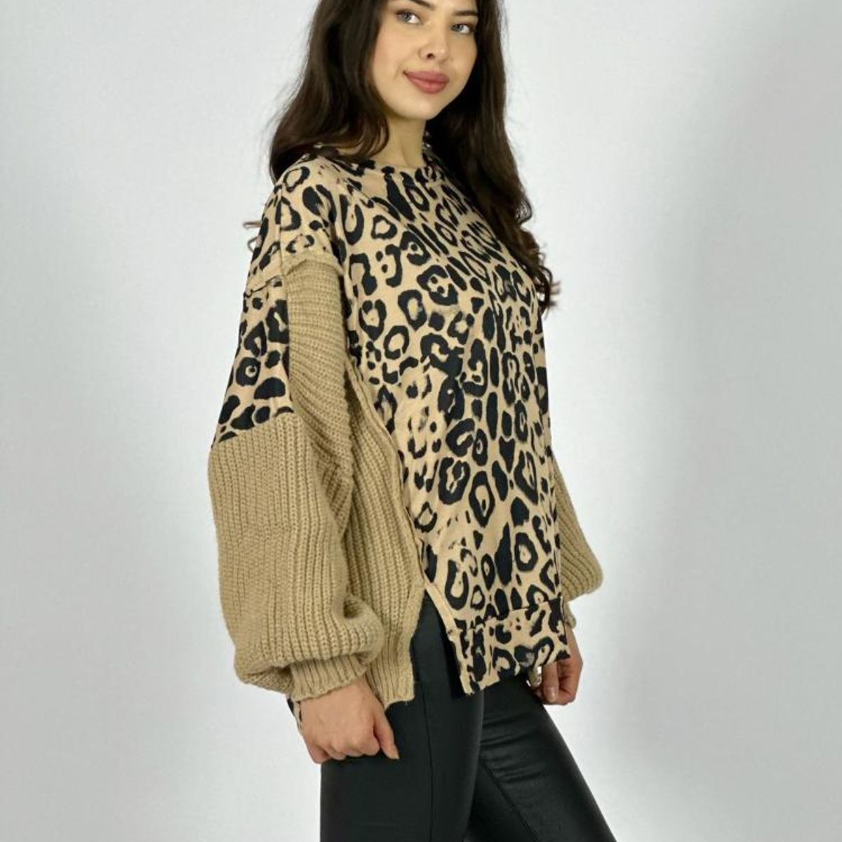 ENIGMATICA BOUTIQUE Sweater Tejido Lana Torso Print | Falabella Chile