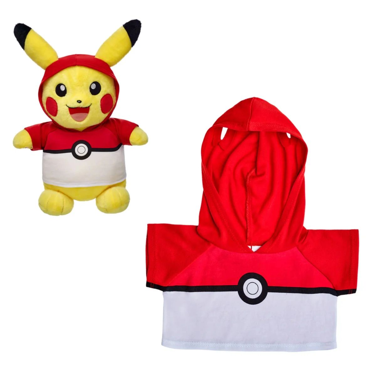BUILD A BEAR POLERA CON GORRO POKEBOLA POKEMON BUILD-A-BEAR | Falabella ...