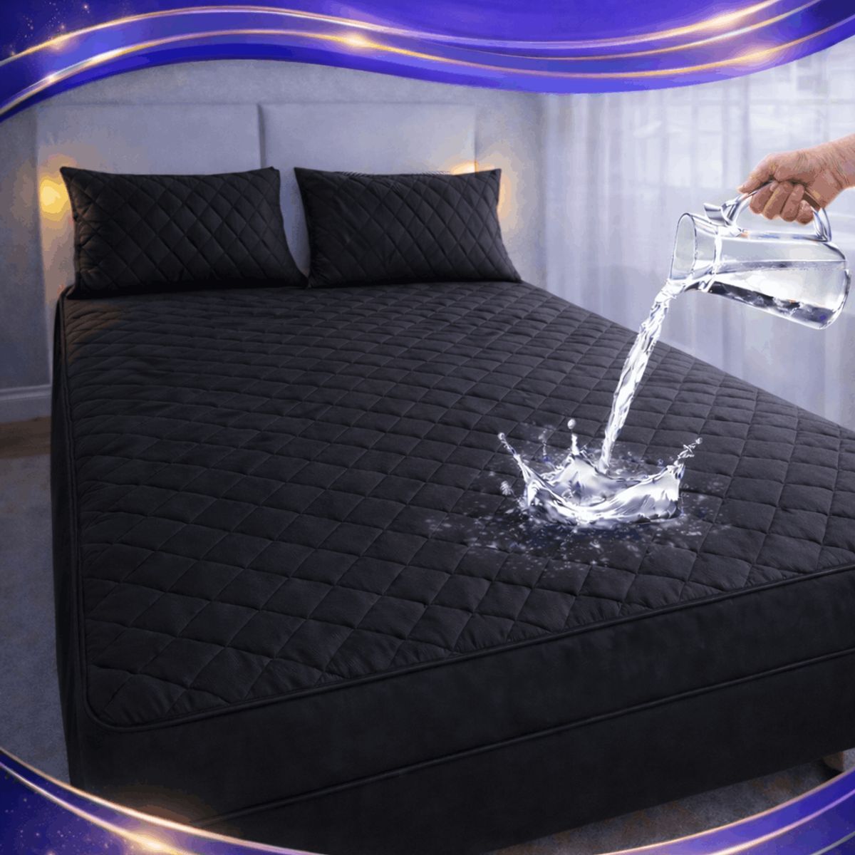 GENERICO Cubre Colchon Impermeable 2 Plazas + Fundas Marca Alpro ...