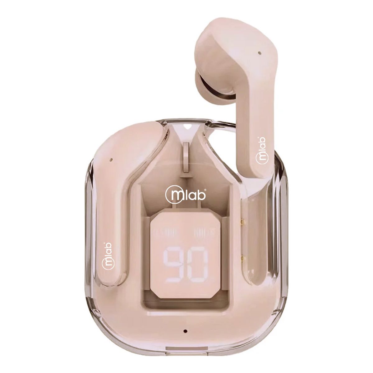 MLAB Audifono Tws Glass Crystal + Sílicon Case Pink Mlab 09355 ...