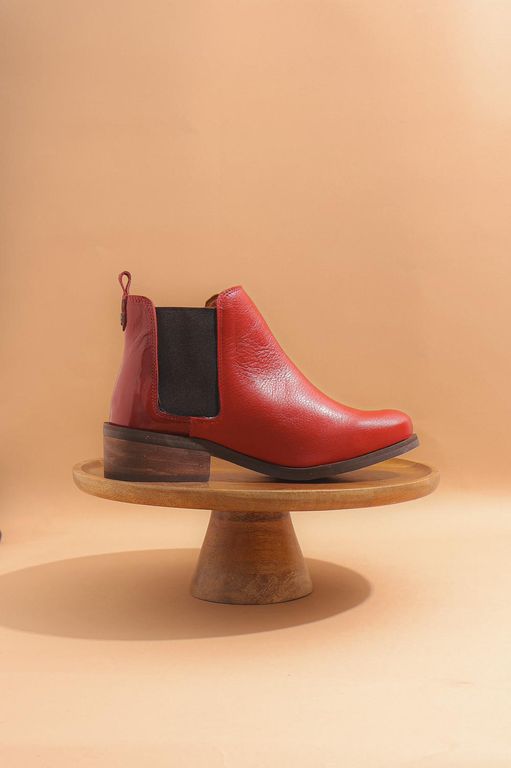 GIANI DAFIRENZE Botin Mujer / Tina Rojo | Falabella Chile