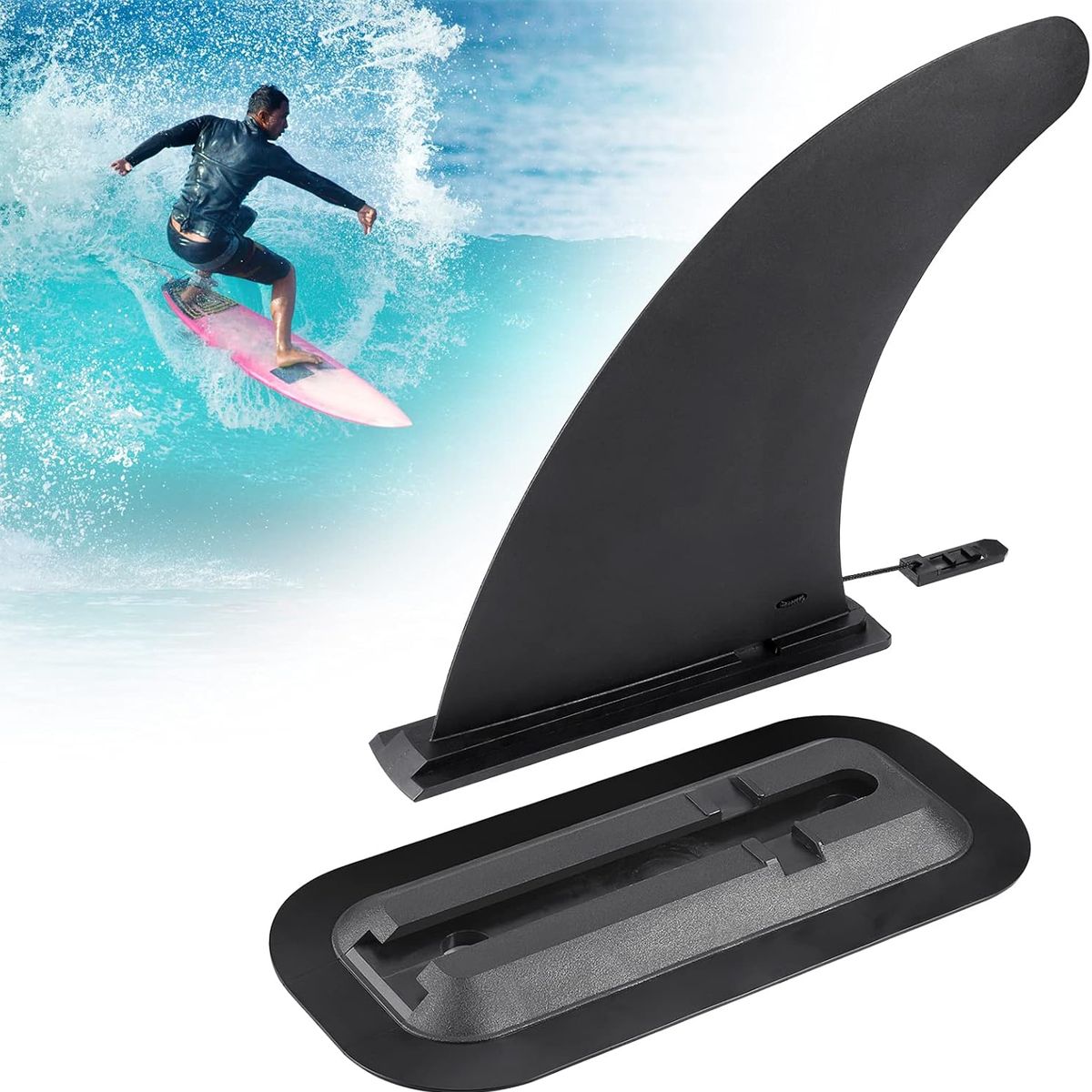 KUANGYE Aleta Quilla Stand Up Paddle 9 Pulgadas de Quilla Universal ...