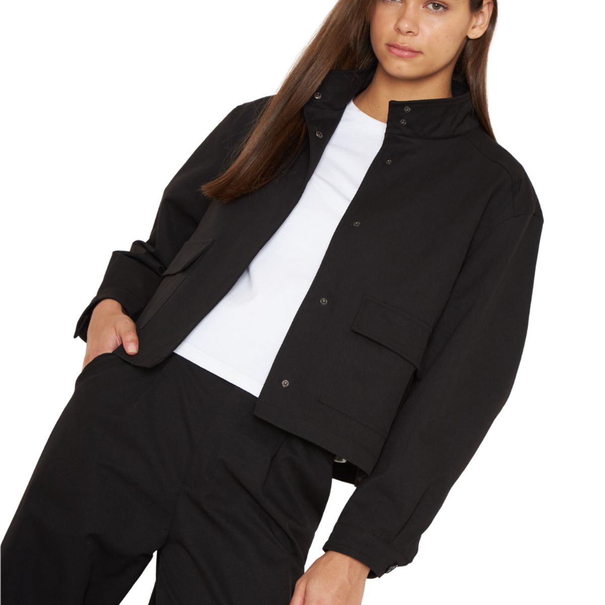 JACINTA TIENDA Chaqueta Harper negra Jacinta Tienda | Falabella Chile