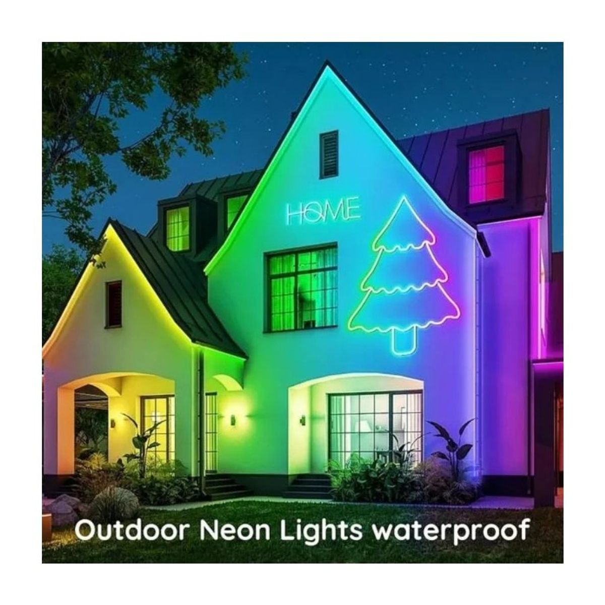 GENERICO Tira Led Neon Rgb 5m Usb Musical Control Remoto Y App Ip67 Rgb ...