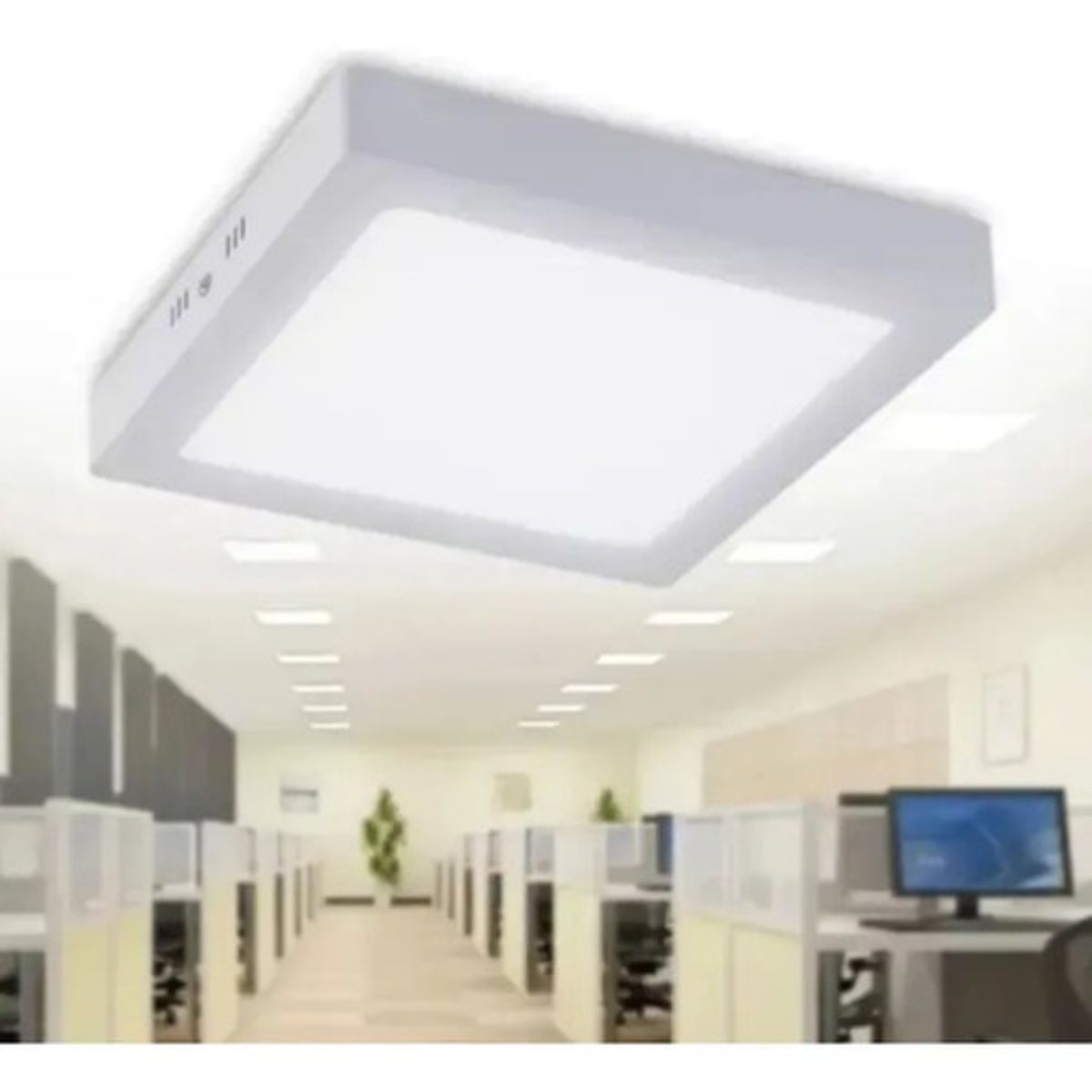 GENERICO Pack10 Foco Led Panel Cuadrado Sobrepuesto 18w Luzfria ...
