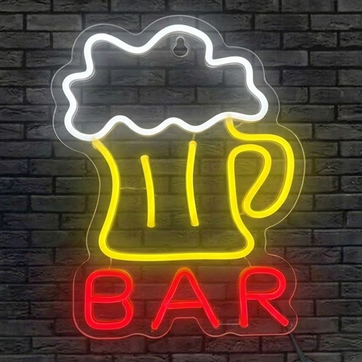 GENERICO Letrero Cartel Luminoso Neon Led Bar Cerveza | Falabella Chile