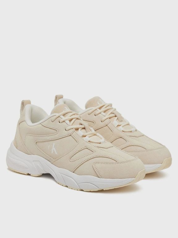 CALVIN KLEIN Zapatillas Retro Tennis Low Calvin Klein Beige | Falabella ...