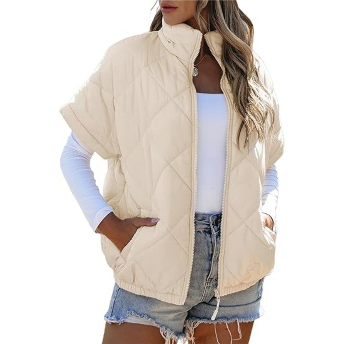 TIOZONEY Parka Manga Larga Mujer - Blanco | Falabella Chile
