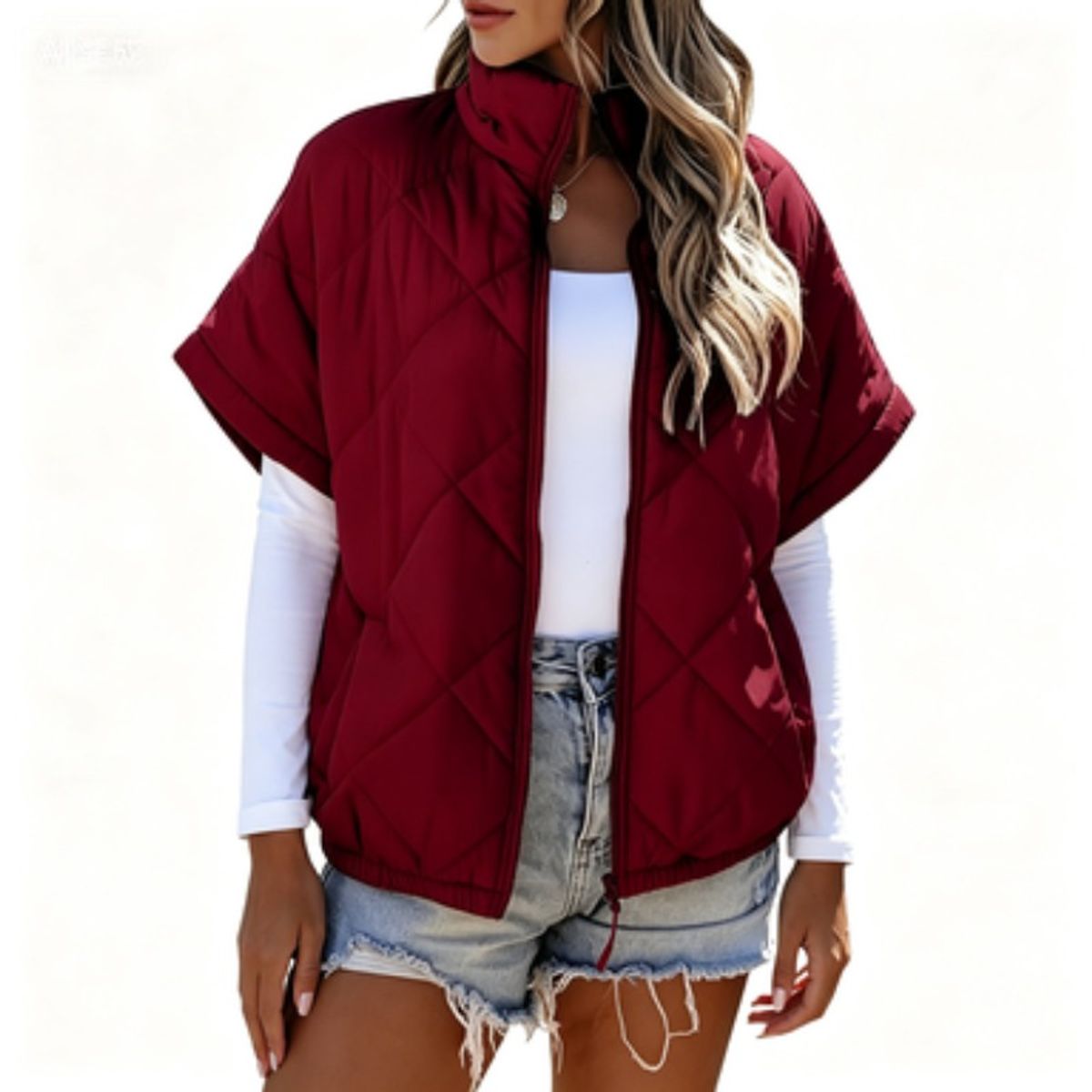 TIOZONEY Parka Manga Larga Mujer - Rojo | Falabella Chile