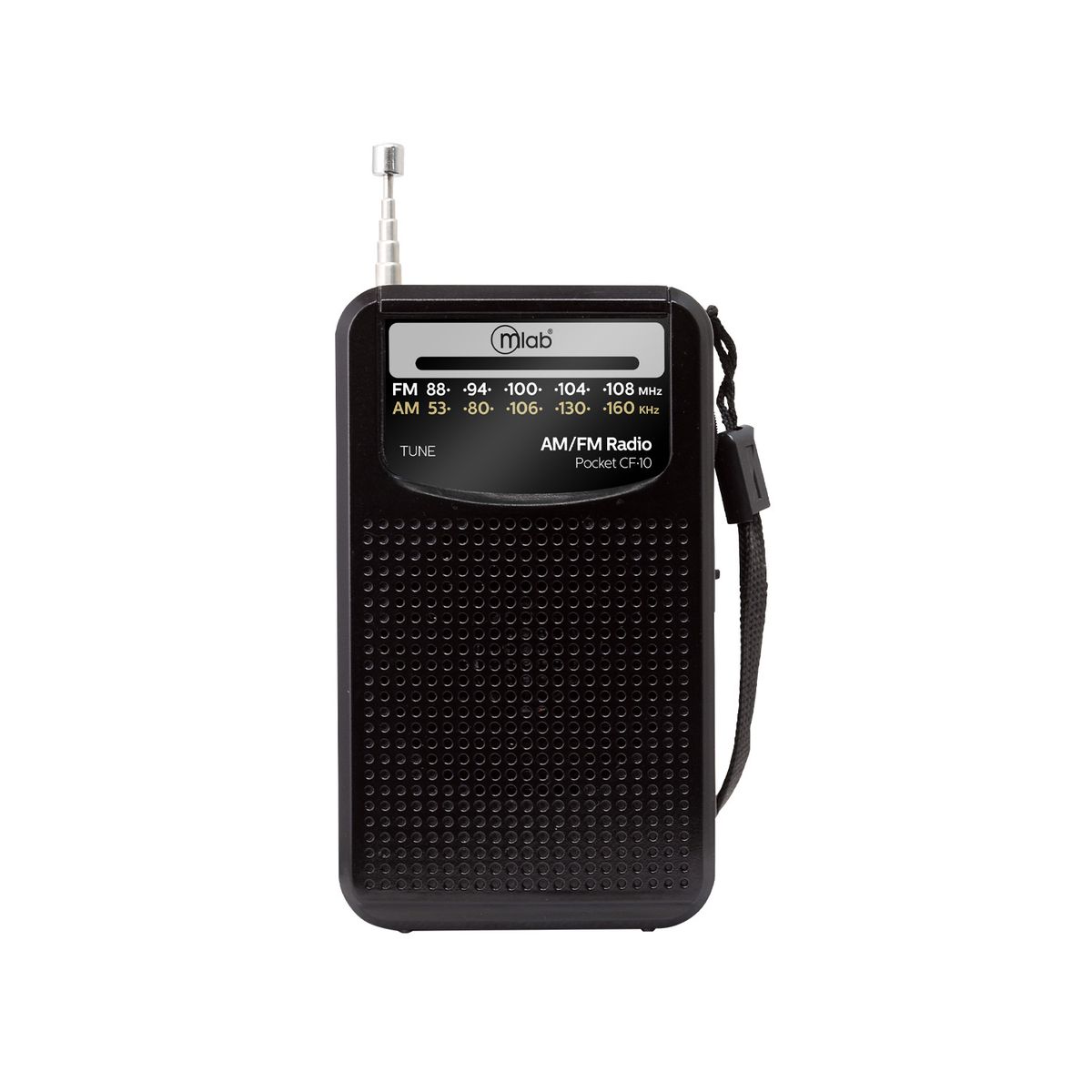GENERICO Radio Retro Portátil Pocket Cf-10 Fmam Negro Mlab Black ...