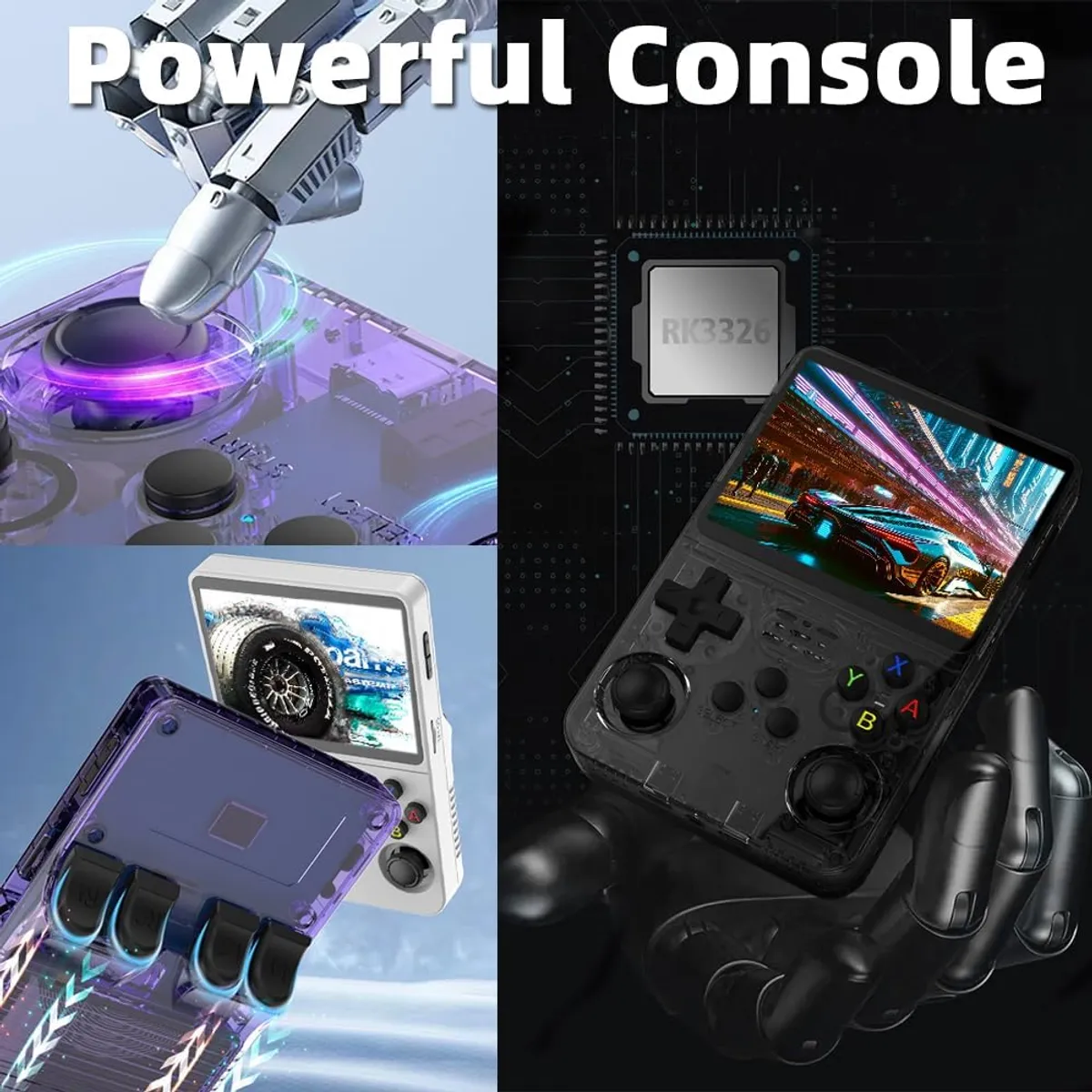 GENERICO Consola Portatil Mini Retro Game R36S 64GB Color Negro ...