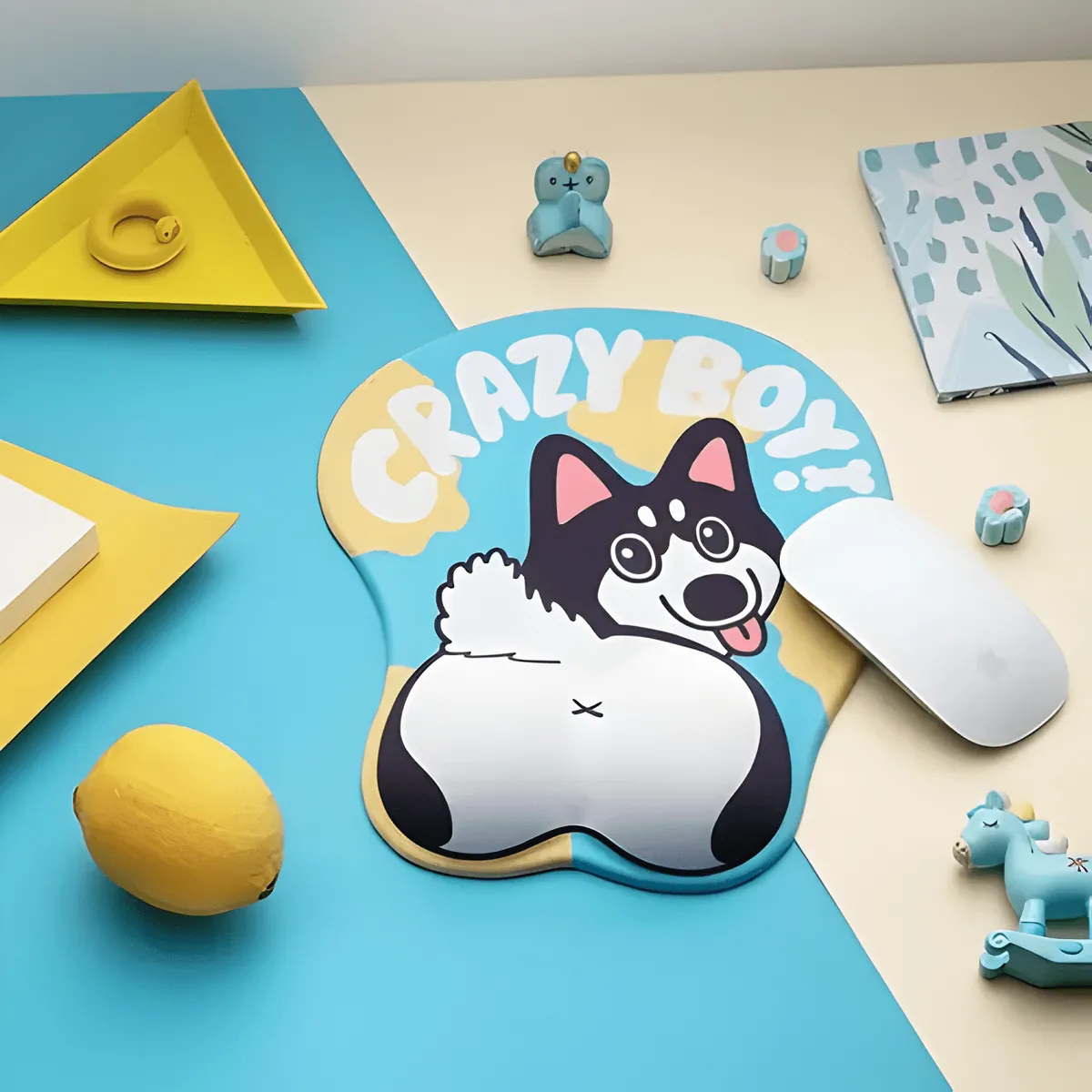 GENERICO Mouse Pad Gel Apoya Muñeca Antideslizante con Diseño ...