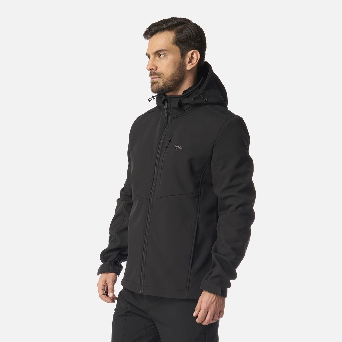 LIPPI Chaqueta Hombre Macaya Softshell Hoody Jacket Negro Lippi ...