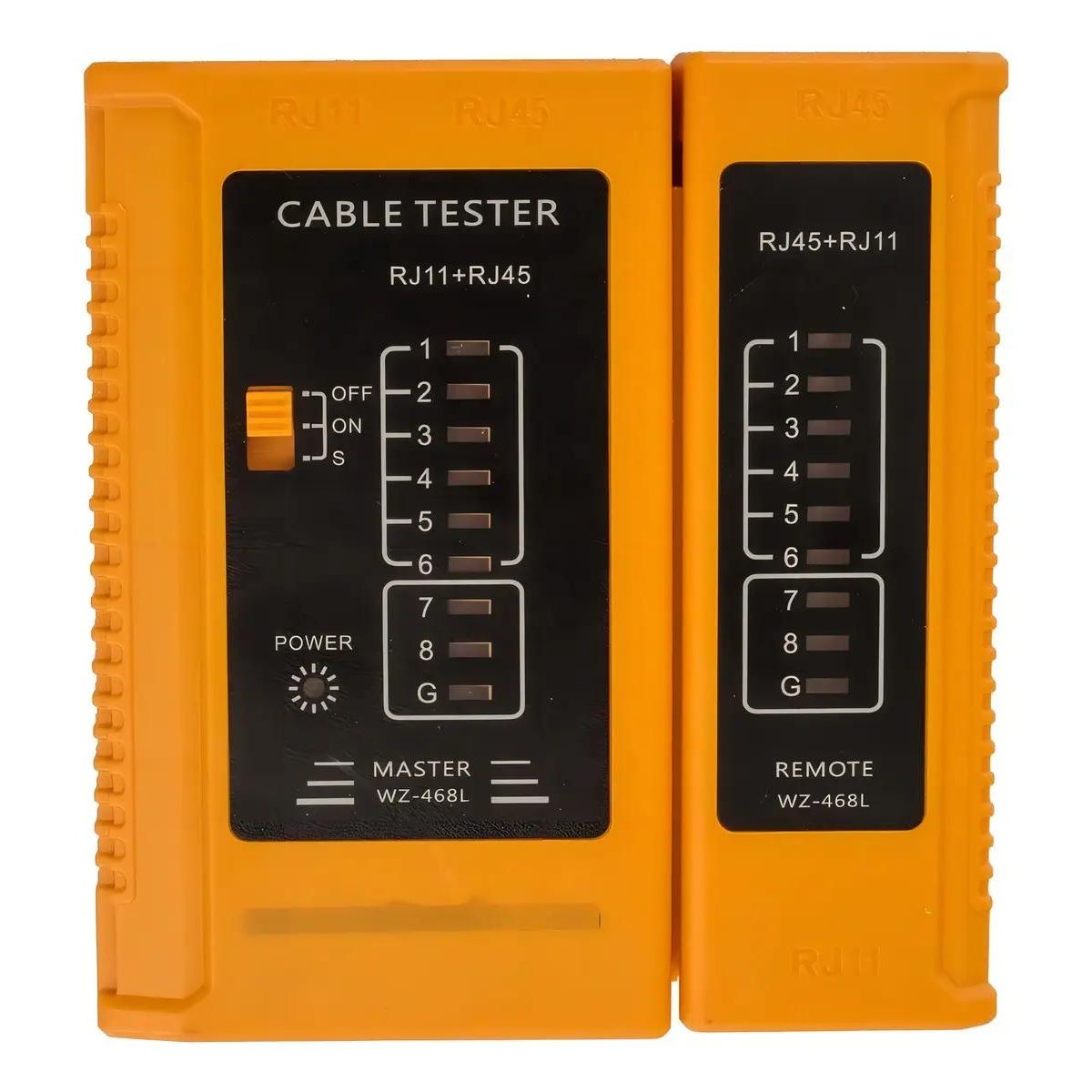 GENERICO Tester Básico para Cable RJ45 con Función de Continuidad ...