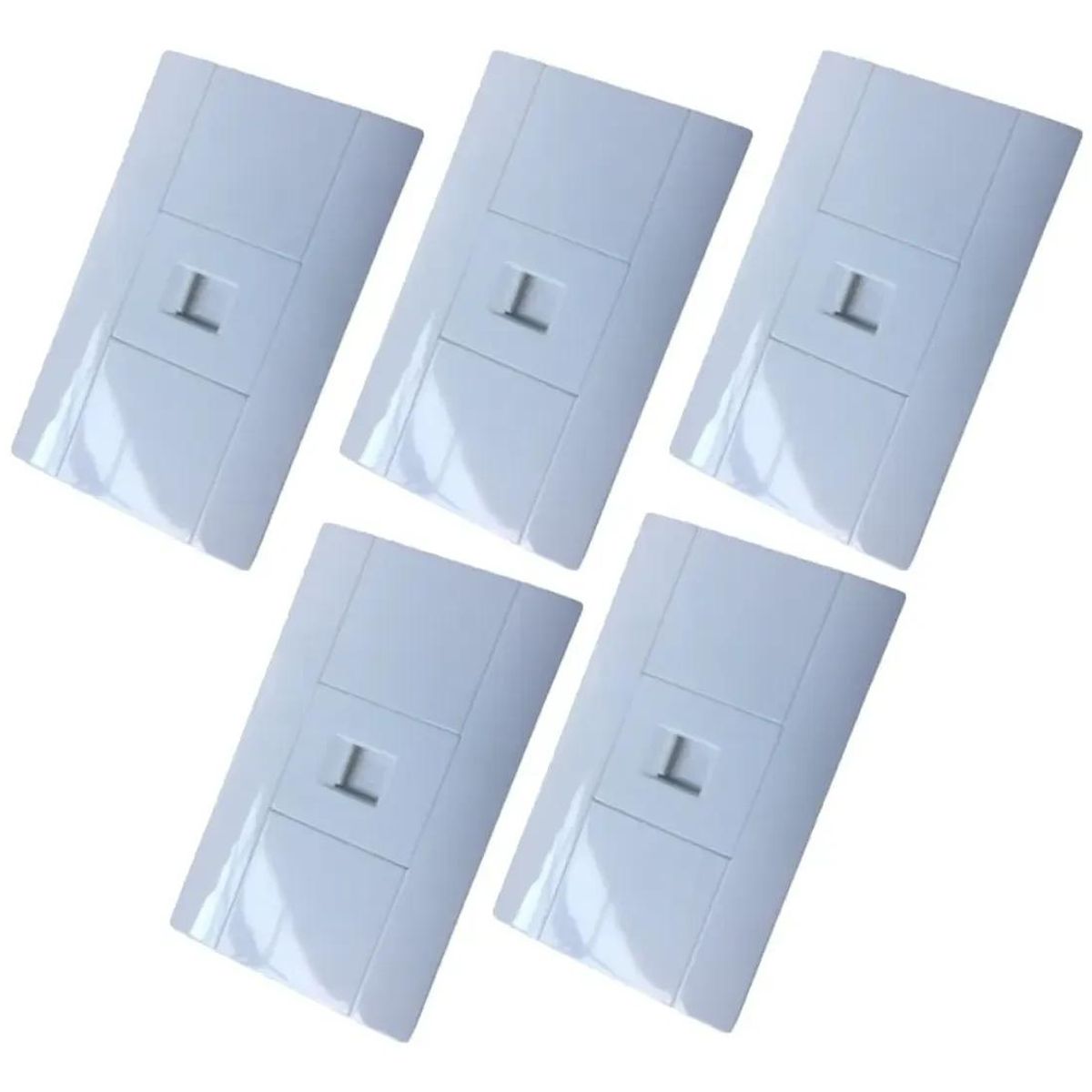 GENERICO Pack 5 tapas muro con módulo Cat5e autoponchable | Falabella Chile