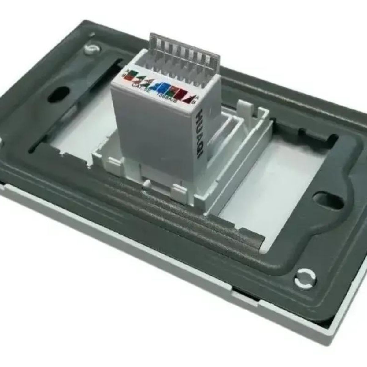 GENERICO Pack 5 tapas muro con módulo Cat5e autoponchable | Falabella Chile