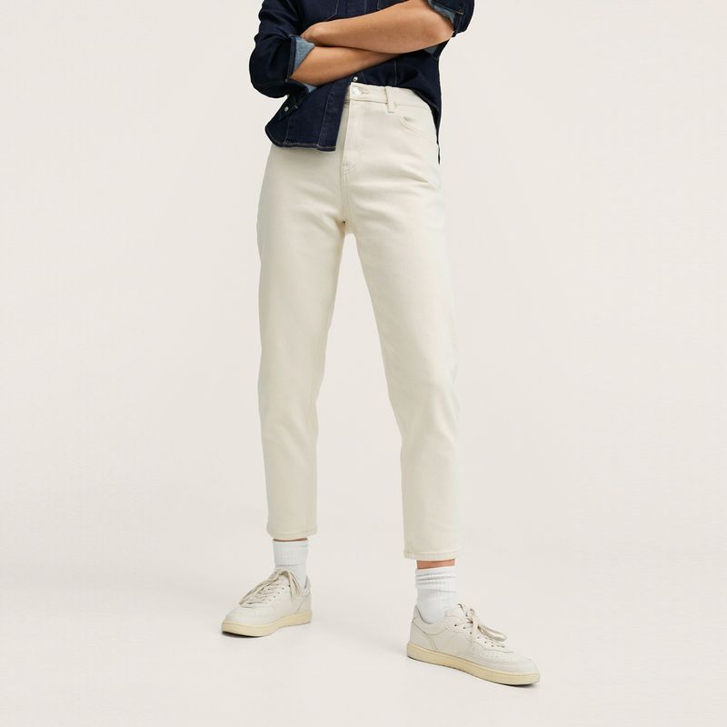 MANGO Jeans Mom Newmom Tiro Alto Mango | falabella.com