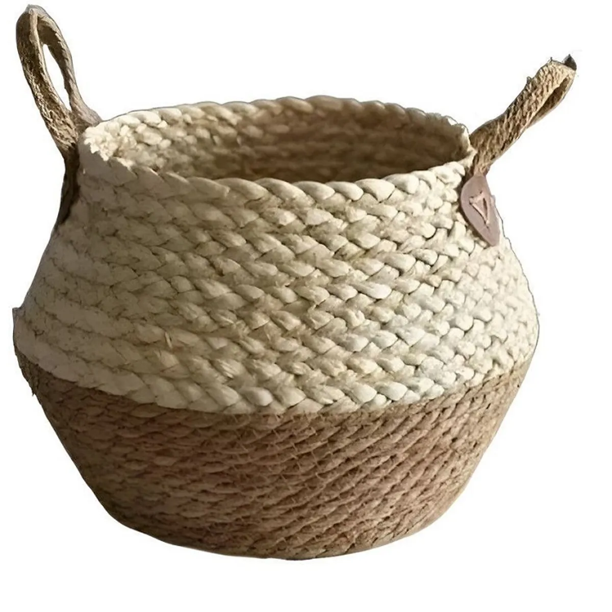 GENERICO Maceta Mimbre Cesta de Yute Jardinería Decoración Hogar ...