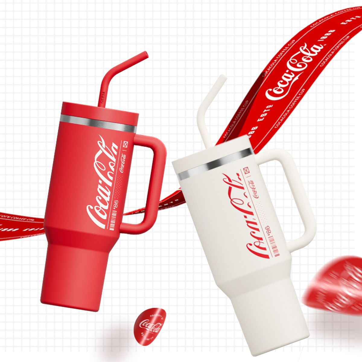 COCA COLA COCA COLA Germ Termo Cool Tumbler Mug Vaso 1200ML Frío O ...