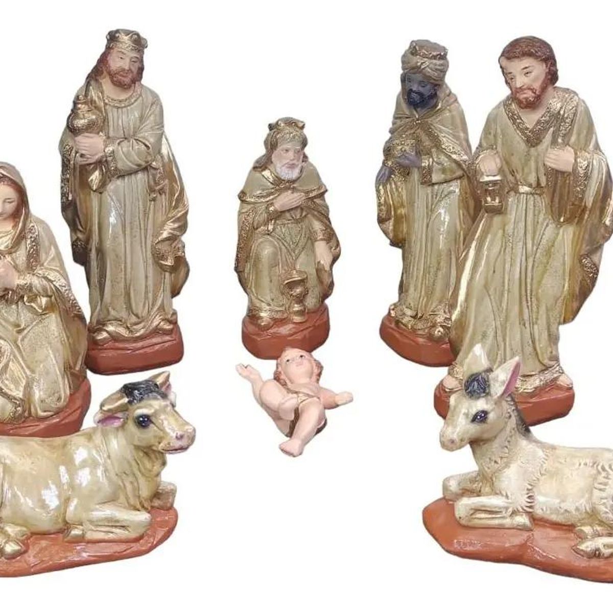 GENERICO Pesebre color hueso con figuras de 33.5 cm | Falabella Chile